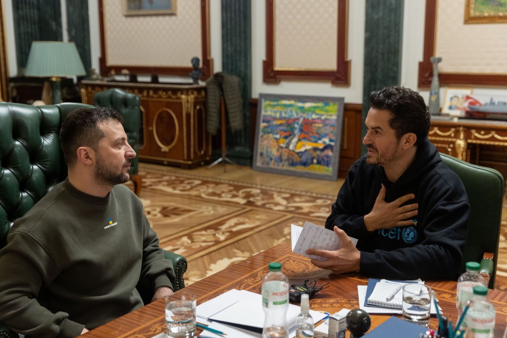 President held a meeting with the British actor, UNICEF Goodwill ...