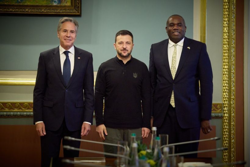 Volodymyr Zelenskyy Met with the US Secretary of State and the UK ...